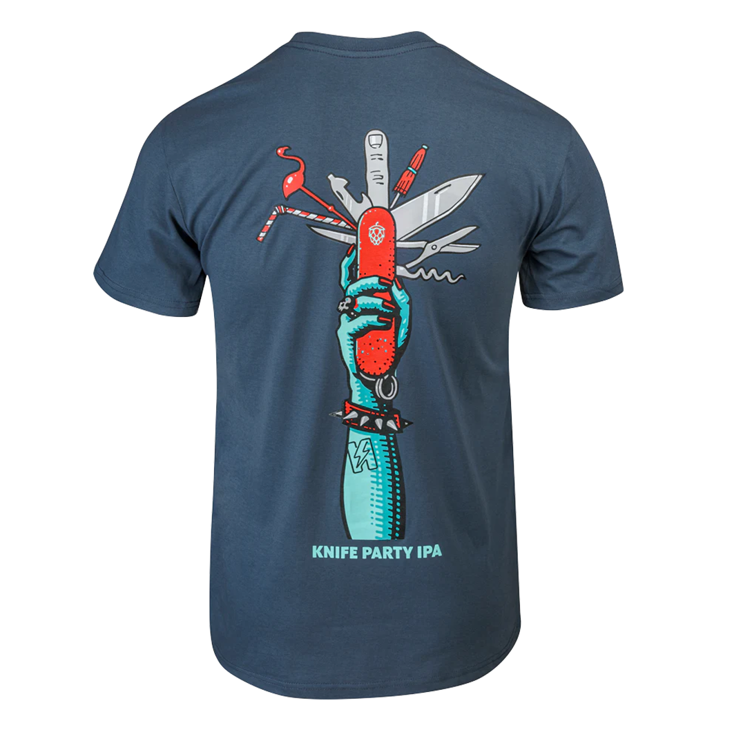 Liberty Knife Party T-Shirt - Navy – Liberty Brewing